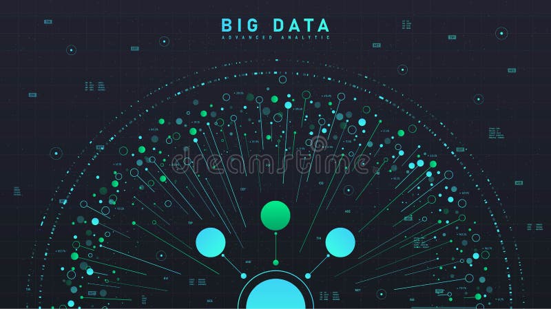 Big data analytic stock vector. Illustration of element - 258350710