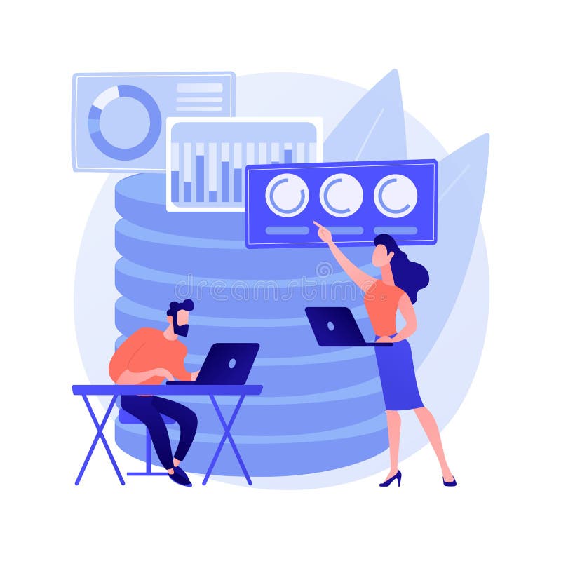 Big Data Analytics Abstract Concept Vector Illustration Stock Vector Illustration Of Analysis