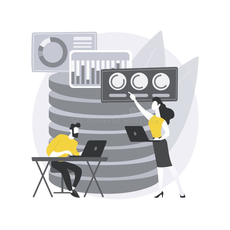 Big Data Analytics Abstract Concept Vector Illustration. Stock Vector ...