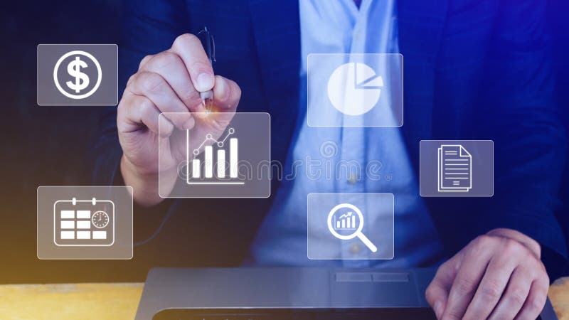 Data Analytics and Business Intelligence BI Concept with Chart and ...