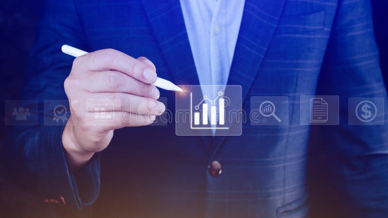 Big Data Analytics and Business Intelligence BI Concept with Chart and ...