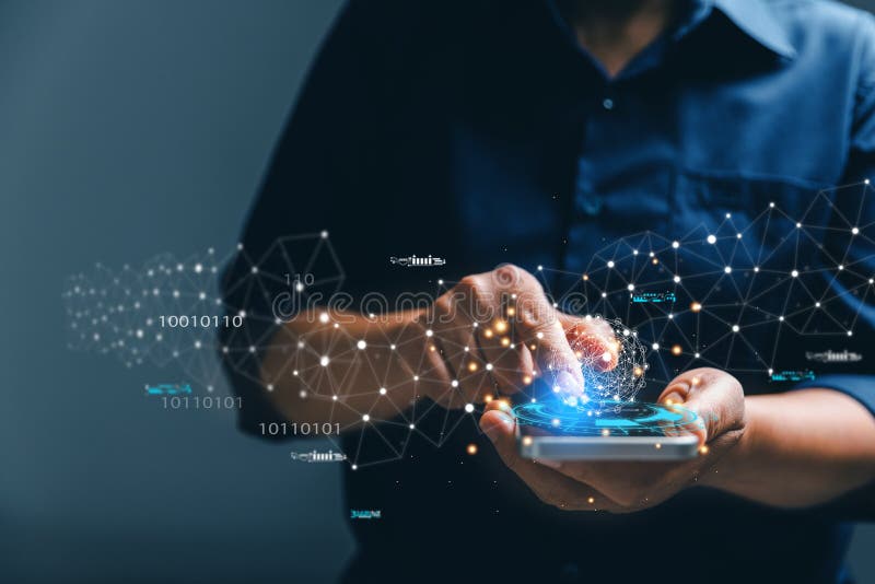 Big Data Analytics and Business Intelligence Concept. Business Person ...