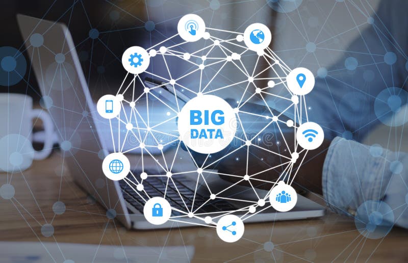 Big Data Analytics and Business Intelligence Concept with Businessman ...