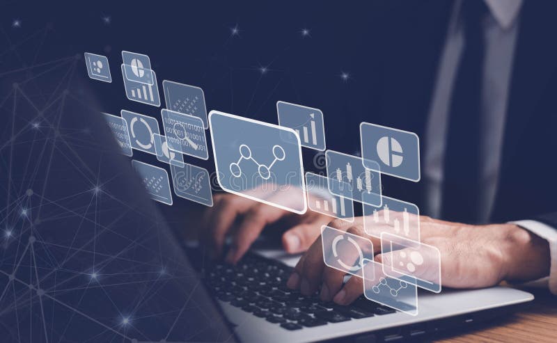 Big Data Analytics and Business Intelligence Concept with Chart and ...