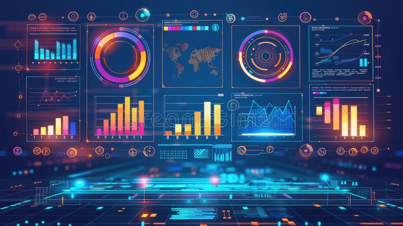 Big Data Analytics and Business Intelligence Concept with Graphical ...