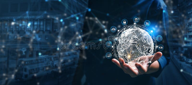 Big Data Analytics and Business Intelligence Concept. Business Person ...