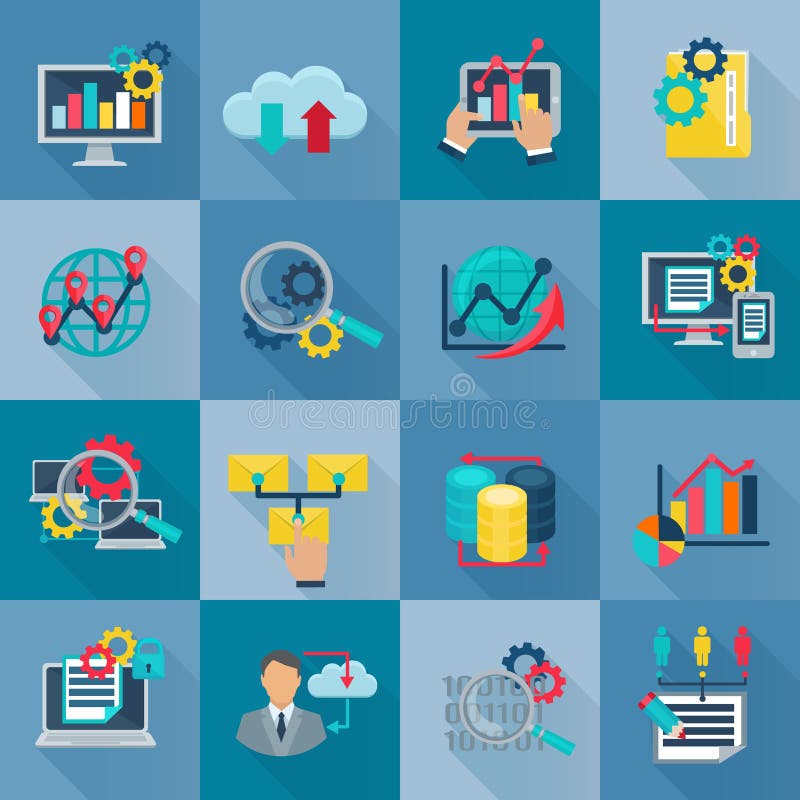 Big Data Analysis Icons Stock Illustrations – 5,020 Big Data Analysis ...