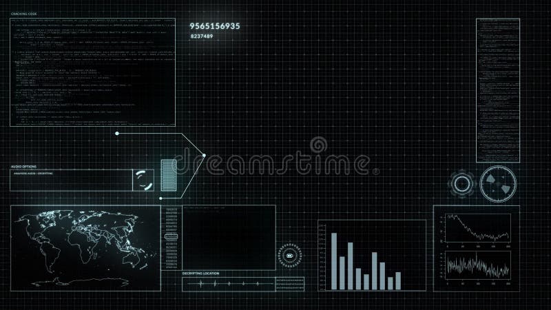 Big Data Analytics Graphs And Map With Statistics Cyber And Technology Abstract With Global