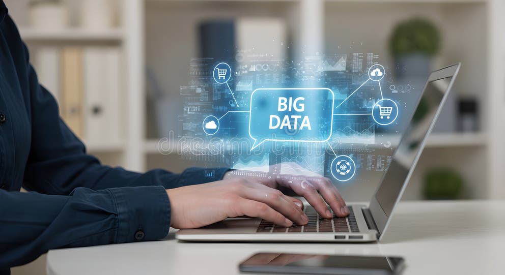 Big Data Analytics on Laptop Concept for Business Intelligence and Data ...