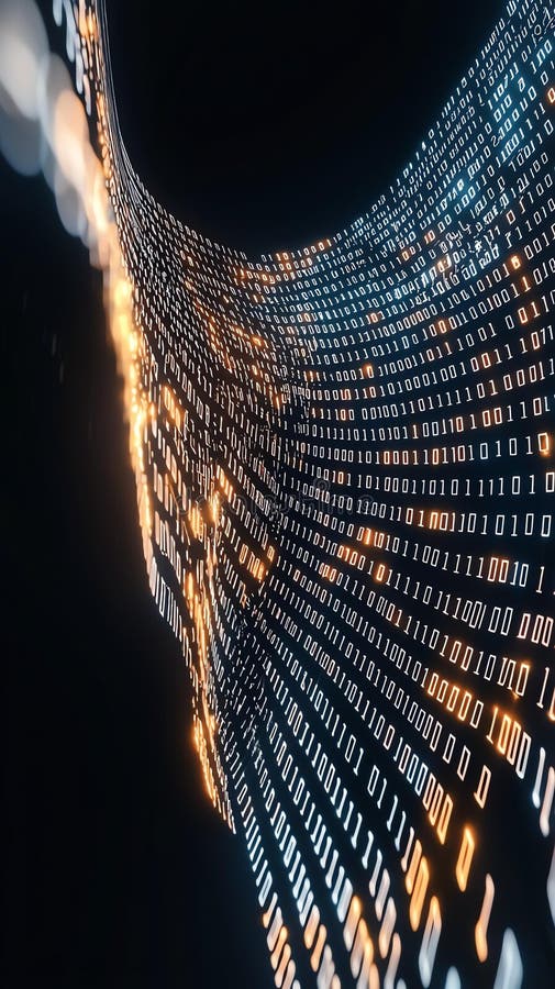 Big Data Analytics, Data Mining, Scalability, Abstract Digital Data Flow with Binary Code and ...