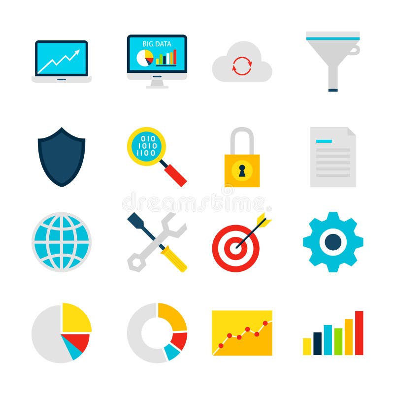 Data Analytics Concept stock vector. Illustration of binary - 112459785