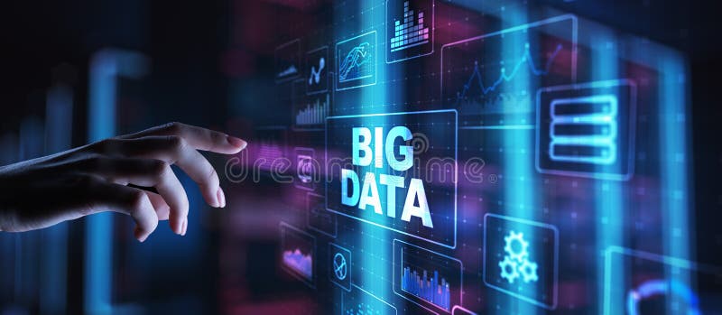 Big Data Analytics. BI Business Intelligence Concept with Chart and ...