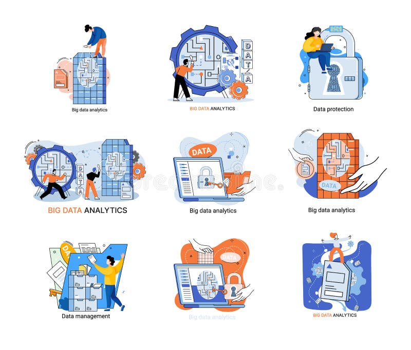 Big Data Analytics Platform, Data Management and Protection Creative ...