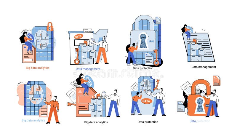 Big Data Analytics Platform, Data Management and Protection Creative ...