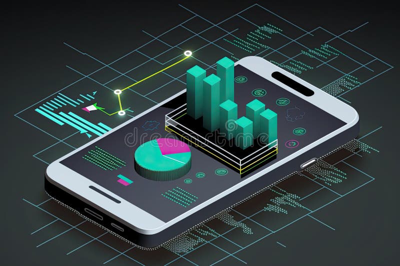 Big Data Analytics Report. Online Business Analytics Infographic with ...