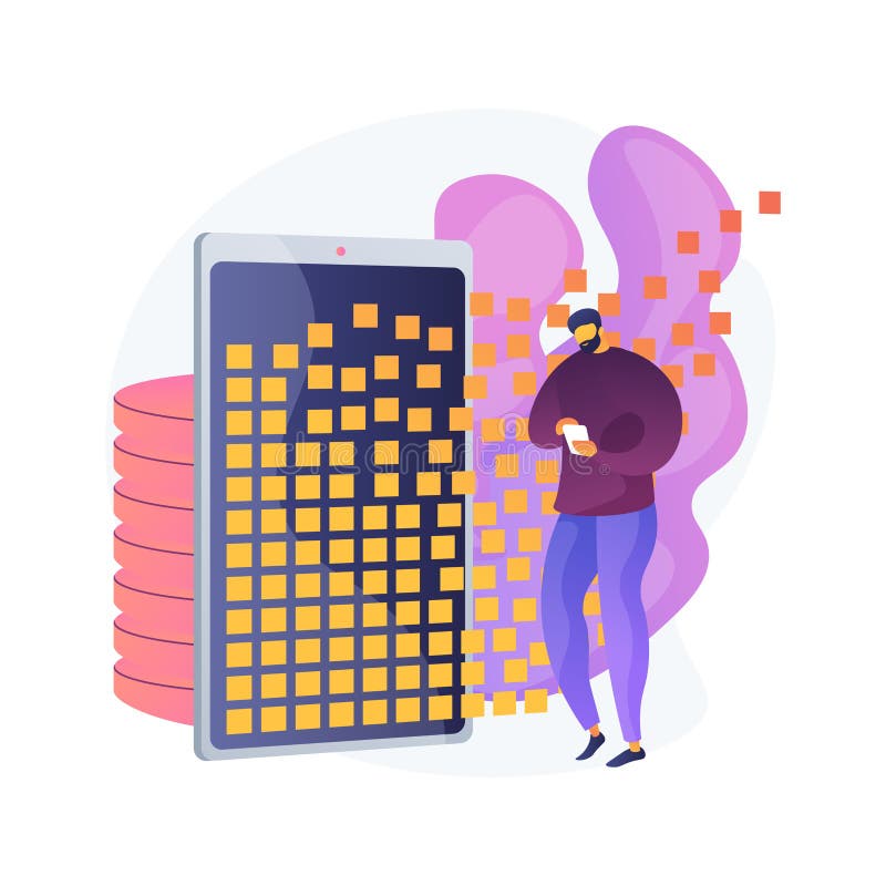 Big Data Applications Abstract Concept Vector Illustration. Stock ...