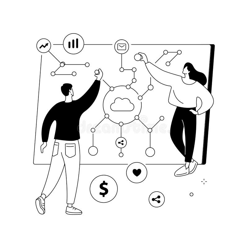 Big Data Architecture Abstract Concept Vector Illustration. Stock ...