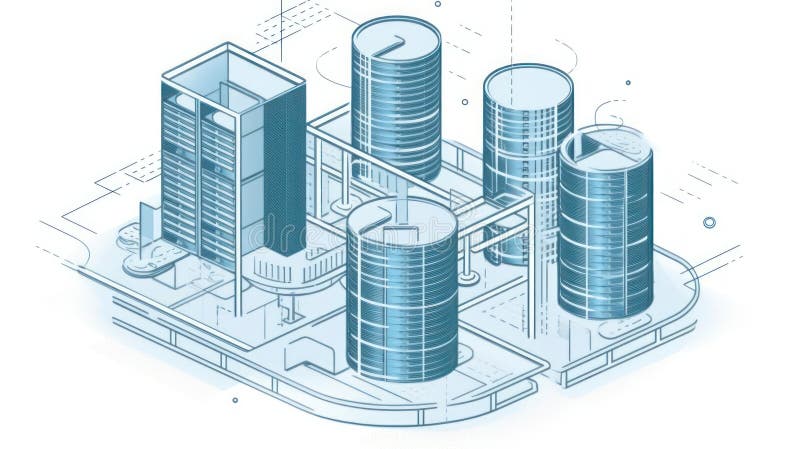 A Big Data Architecture Icon Representing the Design and Infrastructure ...