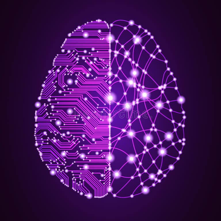 Purple Artificial Intelligence Stock Illustrations – 28,507 Purple ...