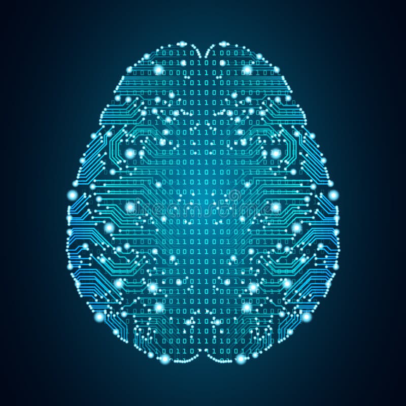 Human Brain Perfection Concept Stock Illustration - Illustration of ...