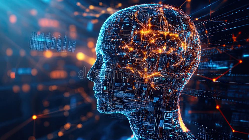 Big Data Artificial Intelligence Machine Learning Neural Network Flow Complex Information ...