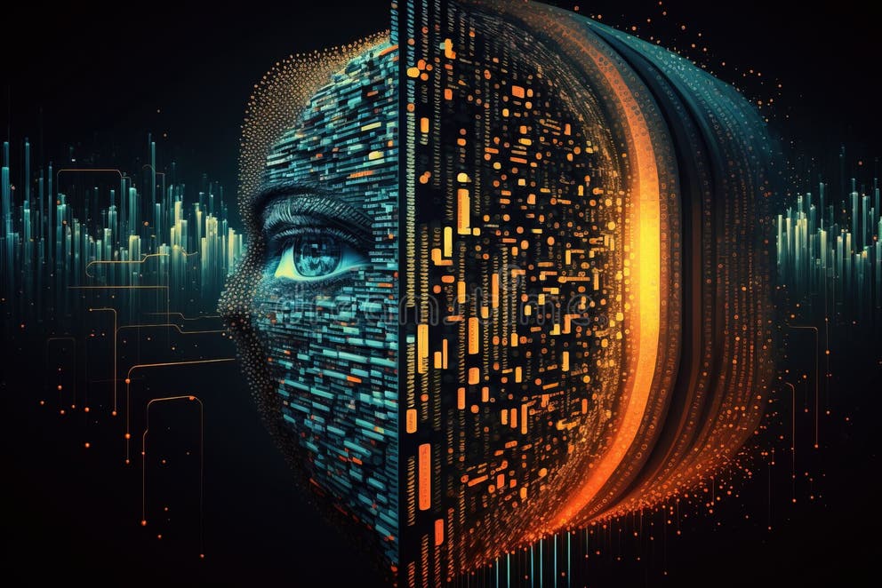 Big Data, Artificial Intelligence and Quantum Computing Concept. Generative AI Stock Image ...