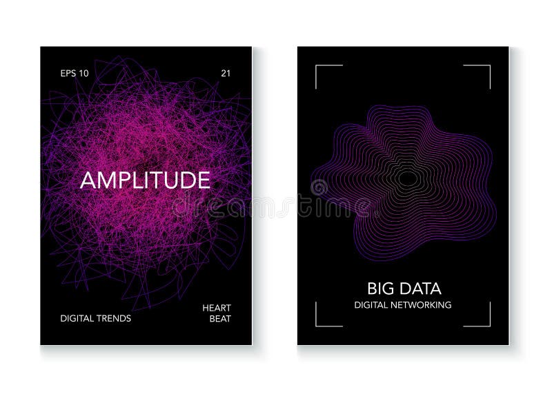 Big Data Artificial Intelligence Vector Background. Cyber Space Online ...