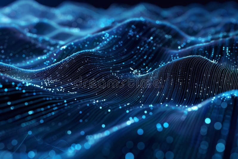 Big Data Background, Abstract Digital Technology Flow Pattern, Big Data ...