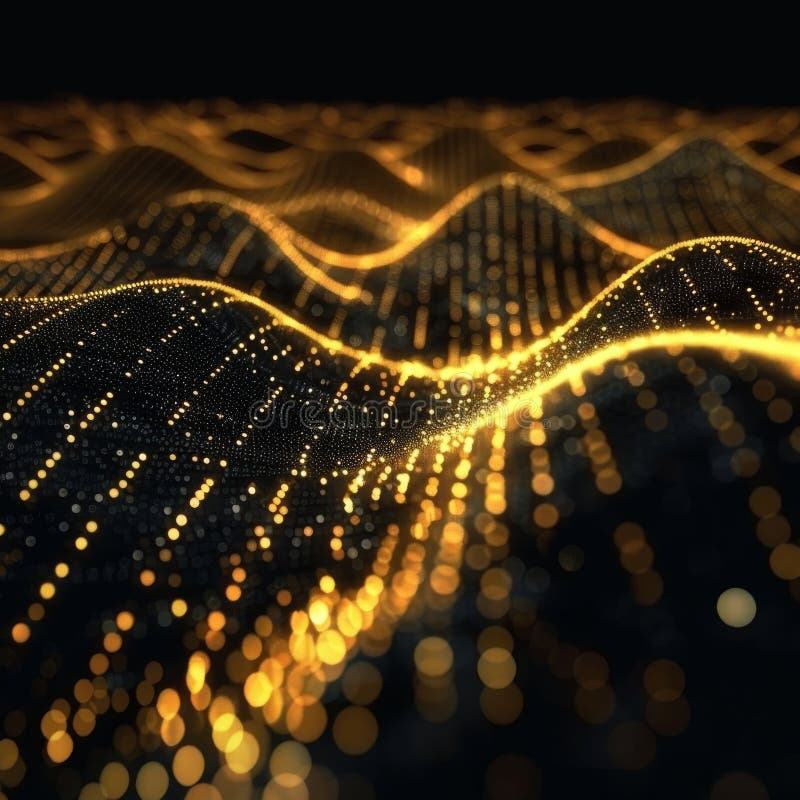 Big Data Background, Abstract Digital Technology Flow Pattern, Big Data ...