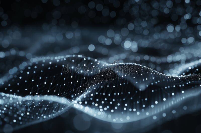 Big Data Background, Abstract Digital Technology Flow Pattern, Big Data ...