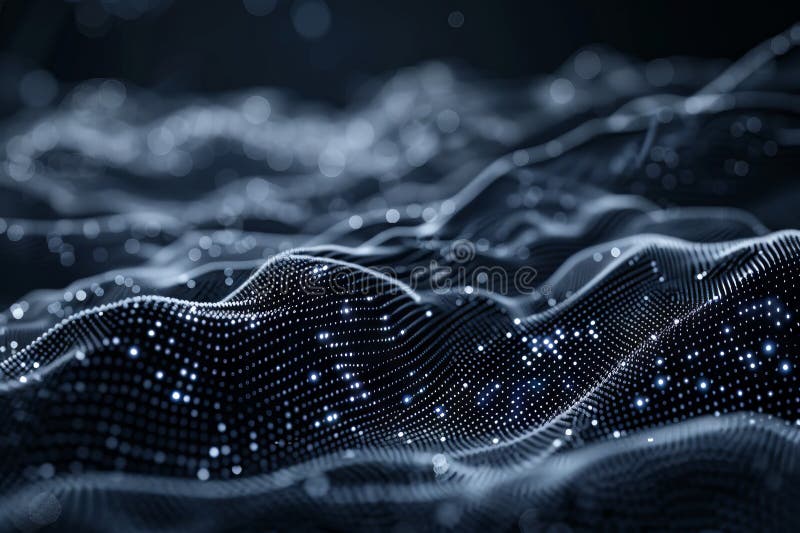 Big Data Background, Abstract Digital Technology Flow Pattern, Big Data ...