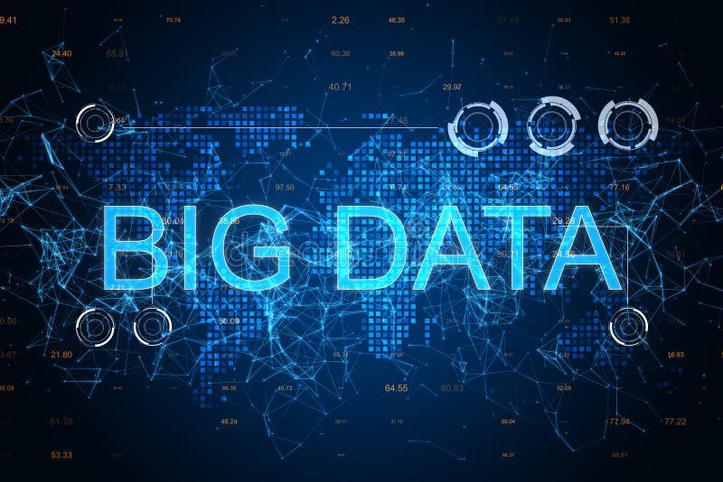 Big data background stock illustration. Illustration of cloud - 152676876