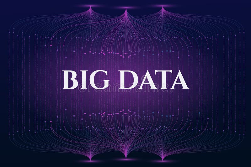 Big data background stock illustration. Illustration of code - 275809081