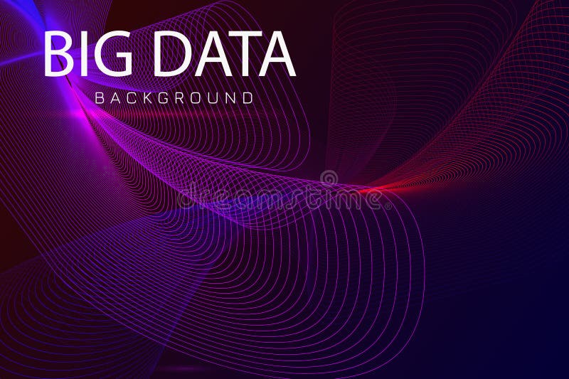 Big data background stock illustration. Illustration of innovation ...