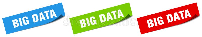 Big Data Banner. Big Data Speech Bubble Label Set. Stock Vector ...
