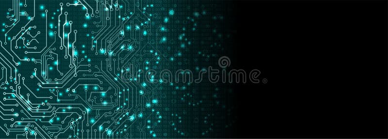 Big Data Binary Code Circuit Background Flowing Number One And Zero Text In Binary Code Format