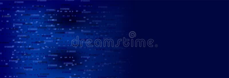 Big Data Binary Code Circuit Background Flowing Number One And Zero Text In Binary Code Format