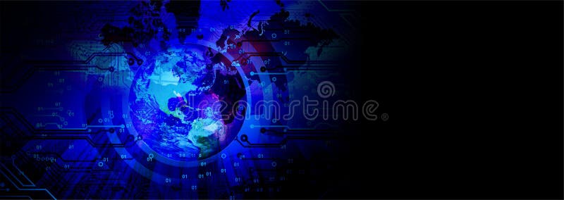 Big Data Binary Code Circuit Global Background Flowing Number One And Zero Text In Binary Code