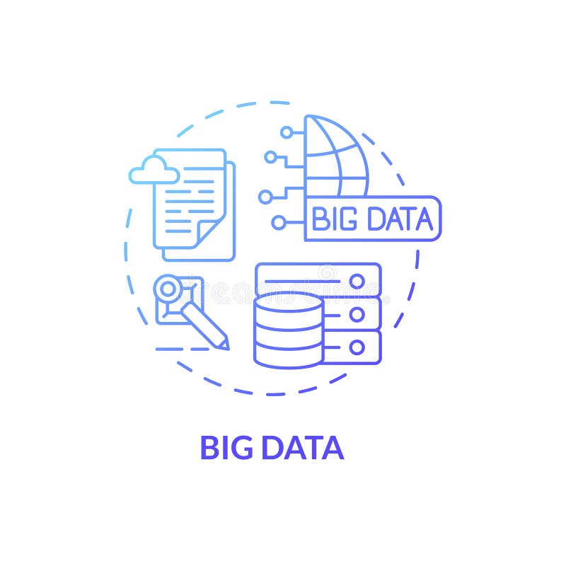 Data Center Disaster Recovery Blue Concept Icon Stock Vector ...