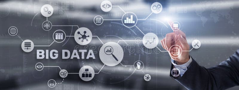 Big Data and Business Intelligence Analytics Concept Stock Photo ...