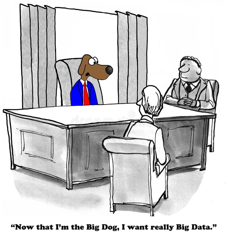 Big Data stock illustration. Illustration of humorous - 71425532