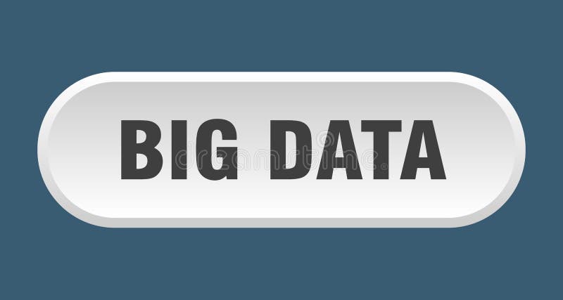 Big data button stock vector. Illustration of vector - 196828369