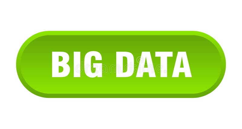 Big data button stock vector. Illustration of push, website - 196832509