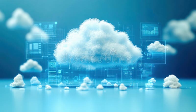 Big Data Center Processing Digital Information with Cloud Computing ...
