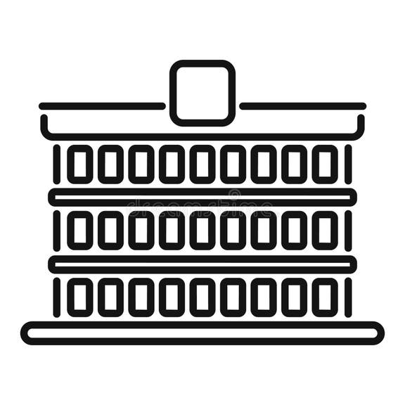 Big Data Center Processing Information, Data Mining Farm Icon Stock ...