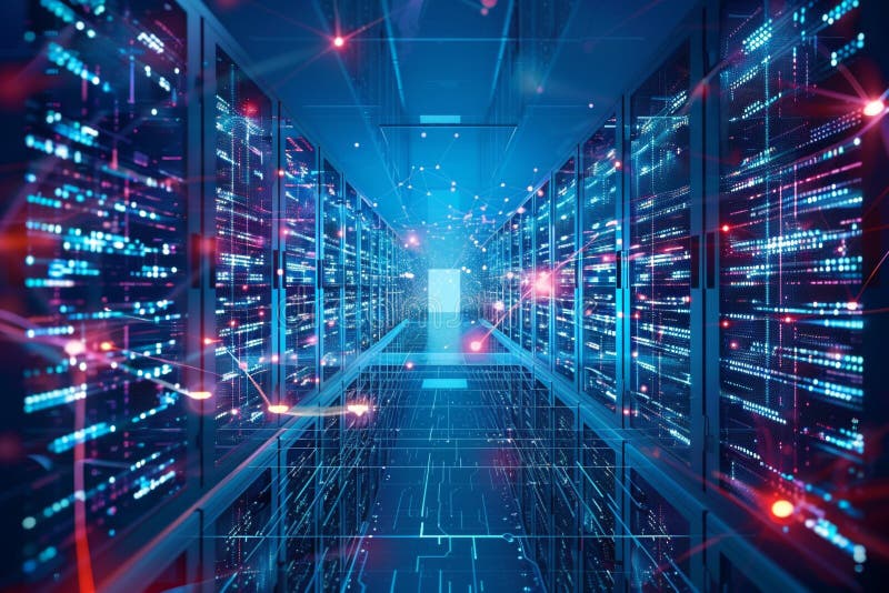 Big Data Center Technology Warehous with Servers Information ...