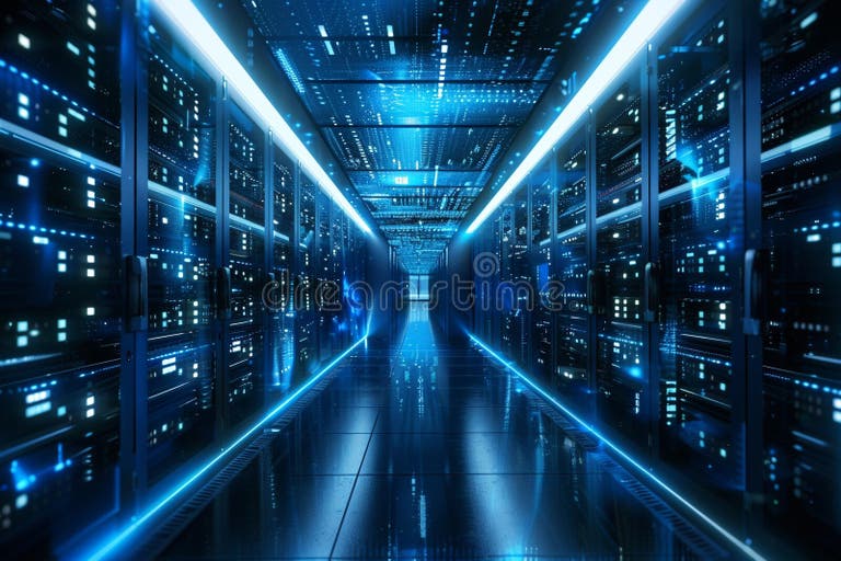 Big Data Center Technology Warehous with Servers Information ...