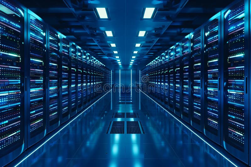 Big Data Center Technology Warehous with Servers Information ...