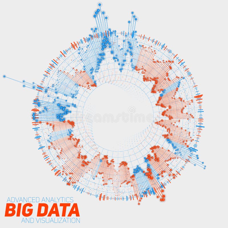 Big Data Circular Visualization. Futuristic Infographic. Information ...