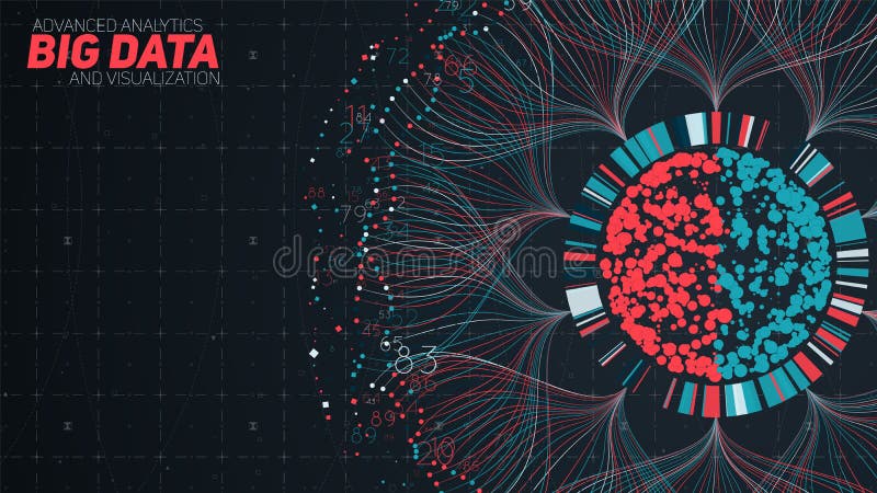 Big Data Circular Visualization. Futuristic Infographic. Information ...